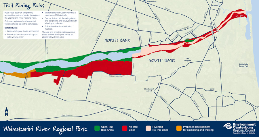 Trail bike riding | Environment Canterbury
